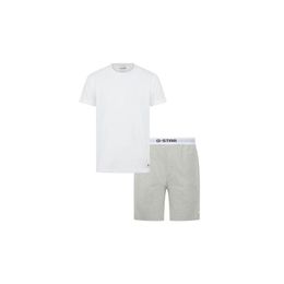 G-Star Raw G-Star Pyjama in Wei&szlig;/Grau | Gr.: L