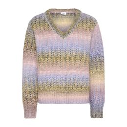 Saint Tropez Pullover Damen Gr&ouml;&szlig;e XS hellblau / braun / gelb / rosa