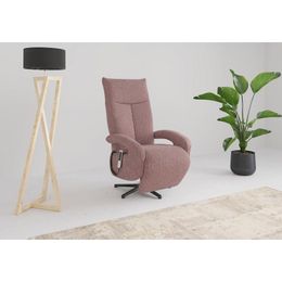Sit & More sit&more TV-Sessel &raquo;Zoe, inkl. Kopfteilverstellung & 360&deg; Drehfunktion&laquo; wahlweise mit 2 Motoren, Akku & Aufstehhilfe lila 100% Polyester