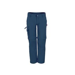 Trollkids Zipp-Off-Trekkinghose Slim Fit Oppland in mystic blue | Gr.: 104