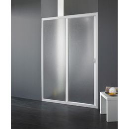 FORTE Dusch-Schiebet&uuml;r &raquo;Maestro Due&laquo; Duscht&uuml;r, BxH: 120-130 x 185 cm wei&szlig;