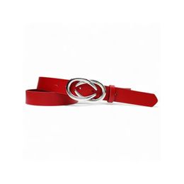 Fronhofer Lederg&uuml;rtel in Rot | Gr.: 110 cm
