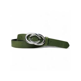 Fronhofer Lederg&uuml;rtel in Khaki | Gr.: 90 cm
