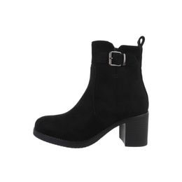 Ital-Design Stiefelette in Schwarz | Gr.: 38