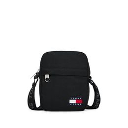 Tommy Jeans Umhängetasche »TJM ESS DAILY REPORTER«, Men Schultertasche, Freizeitasche mit Flaggen-Aufnäher schwarz
