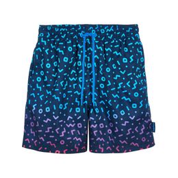 Playshoes Badeshorts in Blau/ Lila | Gr.: 122/128