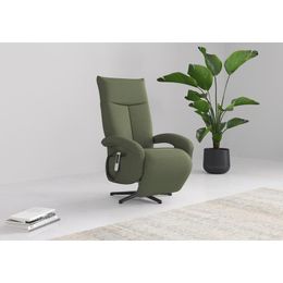 Sit & More sit&more TV-Sessel &raquo;Amica, inkl. Kopfteilverstellung & Drehfunktion&laquo; wahlweise mit 2 Motoren, Akku und Aufstehhilfe gr&uuml;n 95% Polyester, 5% Polyamid
