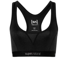 super.natural Merino Bra W TUNDRA220 SEMPLICE BRA in schwarz | Gr.: L