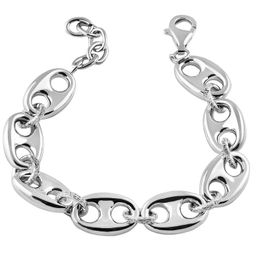 Firetti Armband »Schmuck Geschenk Silber 925 Armschmuck Armkette Gliederarmband« mit Zirkonia (synth.) silberfarben-kristallweiß + kristallweiß 22...