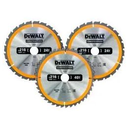 Dewalt S&auml;geblatt-Set &Oslash; 216 3-teilig