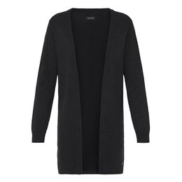 oxmo Strickjacke ' OXAIDA LONG ' Damen Gr&ouml;&szlig;e XS schwarz