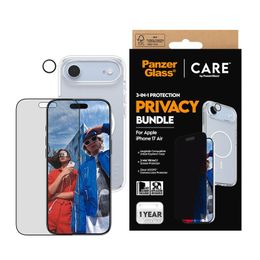 CARE BY PANZERGLASS Handyhülle »3-in-1 Flagship Privacy Bundle Apple iPhone 17 Air« Apple iPhone 17 Air Backcover, Schutzhülle, Handyschutzhülle,...