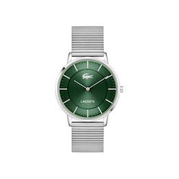 Lacoste Quarzuhr »CROCORIGIN« Armbanduhr, Herrenuhr, Edelstahlarmband, analog silberfarben 0 Klassische Armbanduhr