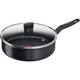 Tefal Schmorpfanne »Start'Easy« Aluminium Thermo-Signal-Temperaturanzeiger, Induktion, Ø 24 cm Schwarz