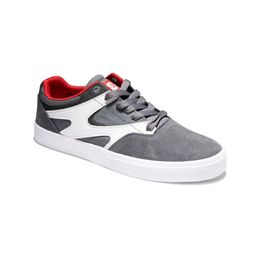 DC Shoes Sneaker »Kalis Vulc« Grey/Grey/Red 8,5(41) 8,5(41) Obermaterial: Wildleder-, Nubukleder- oder...