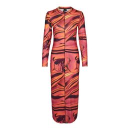 Véro Moda VERO MODA Kleid 'Gitte' Damen Größe 40 orange / koralle / burgunder Winterkleid