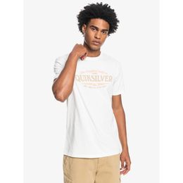 Quiksilver T-Shirt »Check On It« weiß S S Stoff: Baumwoll-Jersey-Stoff [160 g/m2]