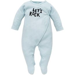 Pinokio Romper/Bodysuit 'Let's Rock' kids Blue size 68