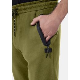 HERO by John Medoox Sporthose »JAMES Jogginghose Sportspant« Sporthose Tapered Fit Sport Funktionsqualität für Herren green bean L L Elastischer Bund