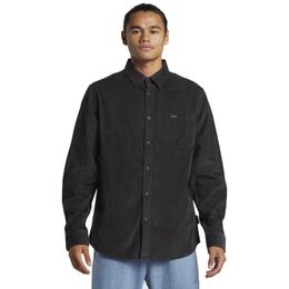 Quiksilver Langarmshirt »Smoke Trail« Tarmac Smoke Trail Cord Ls L L Material: Baumwollkord [170 g/m2]