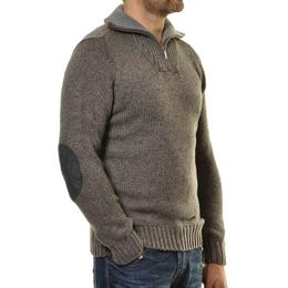Ragman Troyer Mokka 54 54 Tweed-Strick