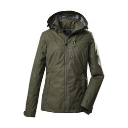 Killtec Softshelljacke &raquo;KOS 91 WMN SFTSHLL JCKT&laquo; wasserabweisend, winddicht, atmungsaktiv, abn. Kapuze olivgr&uuml;n 38 38 Damen Softshelljacke mit...