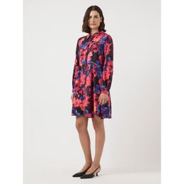 Y.A.S Hemdblusenkleid »YASKAYA LS SHIRT DRESS S. NOOS« Sommerkleid Navy Blazer AOP:Limo 44 - N-Gr N-Gr 44 Kurzes Kleid von YAS