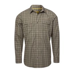 HERO by John Medoox Langarmshirt »HARRY Kent Hemd Langarm« Regular Fit Casual Funktionsmaterial für Herren green check 3XL 3XL Schnelltroknendes...