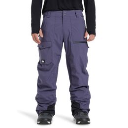 Snowboardhose Quiksilver "Utility", Herren, Gr. L, beige (graystone), 100% Polyester, Hosen