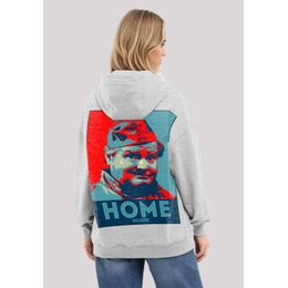 Kapuzenpullover F4NT4STIC "TV Times Benny Hill Home Guard", Damen, Gr. XS, grau melange, Obermaterial: 80% Baumwolle, 20% Polyester, oversize, Pullover, Premium Qualität