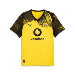 Trainingstop Puma "BVB HOME JERSEY REPLICA WITH SPONSOR", Herren, Gr. M, faster gelb, Puma schwarz, Web, Obermaterial: 100% Polyester, regular fit, Tops