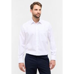 Langarmhemd Eterna "COMFORT FIT", Herren, Gr. 41, Normalgrößen, weiß, Twill, 100% Baumwolle, normal, Manschette, Hemden, NON IRON (bügelfrei)