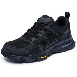 Skechers Herren Outdoorschuh "SKECH-AIR ENVOY", Gr. 40schwarz, Leder, Textil, Schuhe, mit Air-Cooled Memory Foam