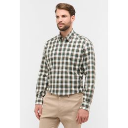 Langarmhemd Eterna "COMFORT FIT", Herren, Gr. L, US-Größen, dunkelgrün, Twill, 70% Baumwolle, 30% Lyocell, normal, Manschette, Hemden, EASY IRON (bügelleicht)
