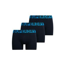 Superdry Boxershorts Herren Größe S blau / schwarz