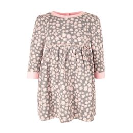 Sommerkleid happy girls "dress", Mädchen, Gr. 110, EURO-Größen, grau melange, Stoff, 100% Polyester, normal, Kleider