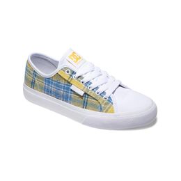 DC Shoes Skateschuh »Manual« White/Plaid 6(37) 6(37) Design mit Spezial-Textilobermaterial