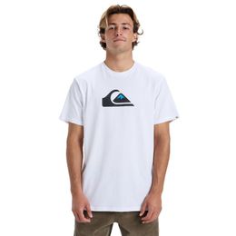 Quiksilver T-Shirt »Comp Logo« White M M Stoff: Baumwoll-Jersey-Stoff [160 g/m2]