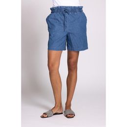 Zhrill Shorts »ZHPAOLA« Sommerhose Denim-Look, mit elastischem, gerafftem Bund blue L - N-Gr N-Gr L Denim Shorts von Zhrill