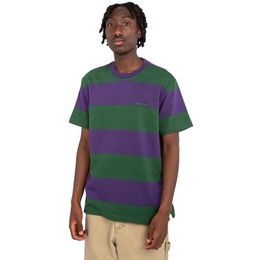 Element T-Shirt »Crail 3.0 Stripe« Grape L L Material: Kompakter Jersey-Stoff aus...
