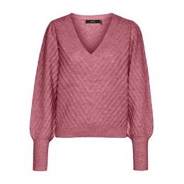 V&eacute;ro Moda VERO MODA Pullover 'VMStinna' Damen Gr&ouml;&szlig;e M himbeer