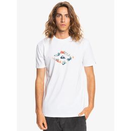 Quiksilver T-Shirt »Let It Ride« White L L Ärmel: kurzärmlig