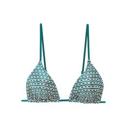 Copenhagen Studios Triangel-Bikini-Top »Gianna« aus hochwertiger Glanzware petrol 40 - Cup A/B Cup A/B 40 Triangel-Bikini aus hochwertiger Glanzware