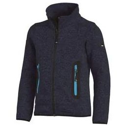 FHB Strick-Fleece-Jacke Kinder MATS | Marine | 98/104 - Marine