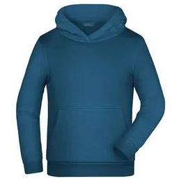 Basic Kinder Hoody | petrol | 110/116 - petrol