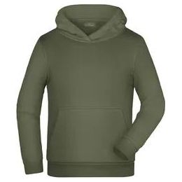 Basic Kinder Hoody | olive | 134/140 - olive