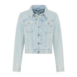 Calvin Klein Jeans Jeansjacke »CROP 90S« schmale, kurze Passform, used-washed DRIFTWOOD BLUE S (38) S (38) Jeansjacke von Calvin Klein Jeans...