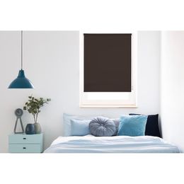 mydeco Seitenzugrollo »Win« Lichtschutz ohne Bohren freihängend bis Breite 120cm braun + weiß Obermaterial: 100% Polyester 160 cm
