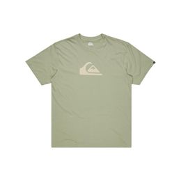 Quiksilver T-Shirt »Comp Logo« Desert Sage M M Stoff: Baumwoll-Jersey-Stoff [160 g/m2]