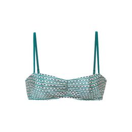 Copenhagen Studios Bandeau-Bikini-Top »Gianna«, aus hochwertiger Glanzware petrol 40 - Cup A/B Cup A/B 40 Bandeau-Top aus hochwertiger Glanzware